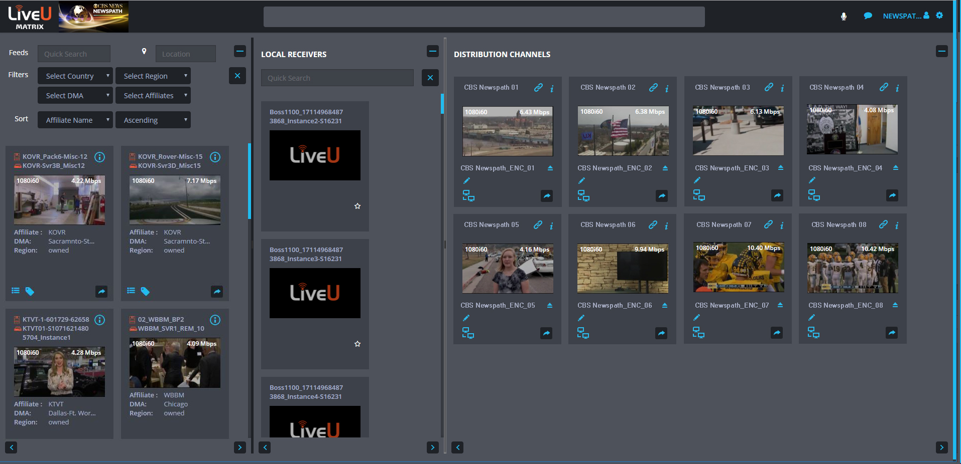 CBS Newspath Deploys LiveU Matrix Content Management Service Across CBS ...