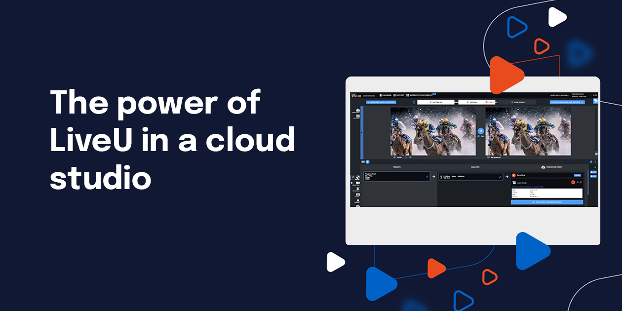 The power of LiveU in a cloud studio