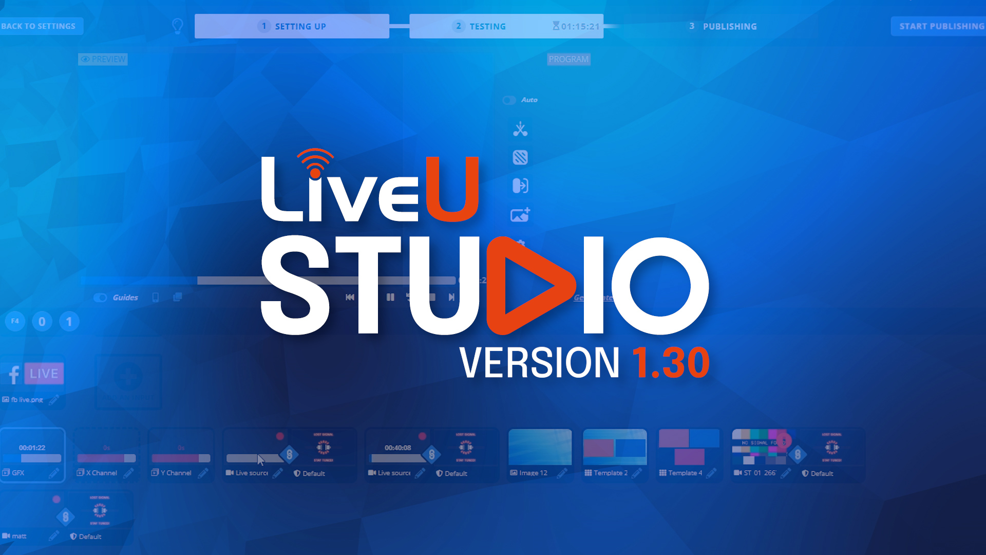 What's New in LiveU Studio 1.30?